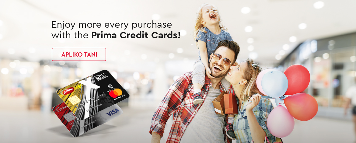Prima, the Card of eXtra possibilities | Banka Kombetare Tregtare